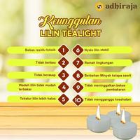 Jual Lilin Natal Tea light/Tealight Putih 4 jam 28 pcs - Jakarta Utara ...