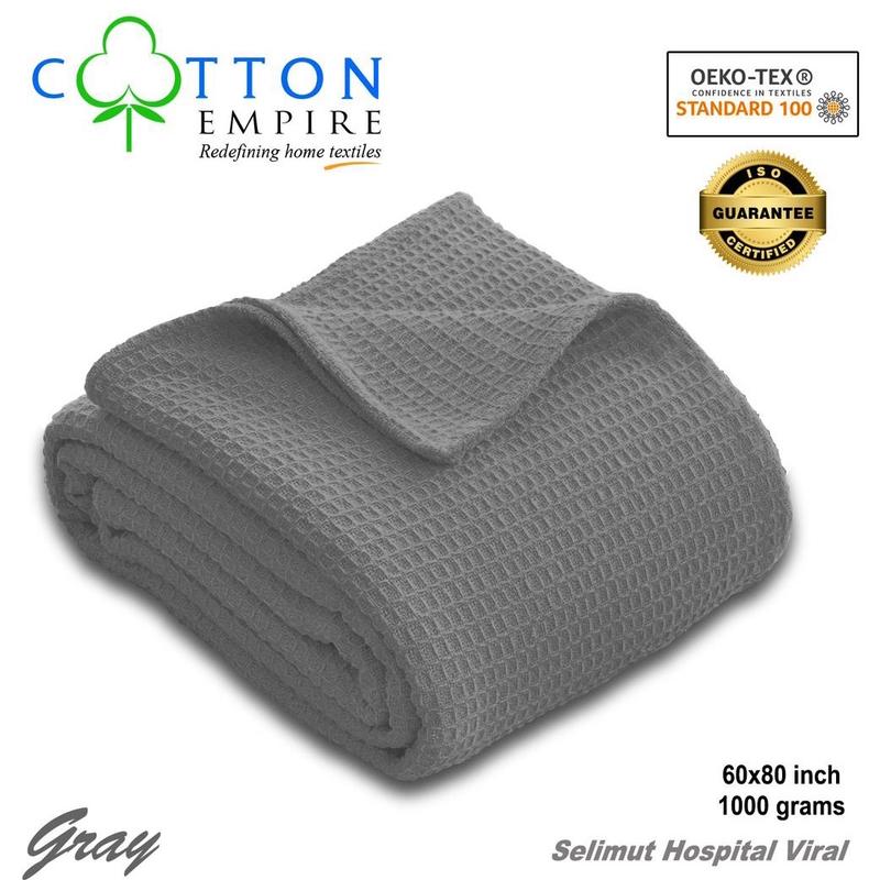 Selimut Viral Thermal Blanket Hospital 100% Cotton Blankets - TikTok ...