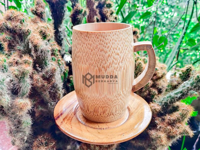 Gelas Bambu Cangkir Bamb Kopi Gelas Kantor Murah Kitchenware - Shop | Tokopedia