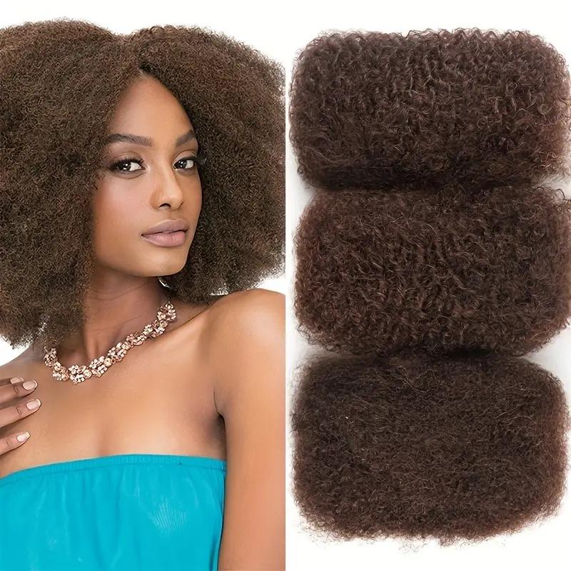 Rambut Manusia Pukal Afro Keriting, Rambut ZagZag, Alamiah dan - TikTok ...