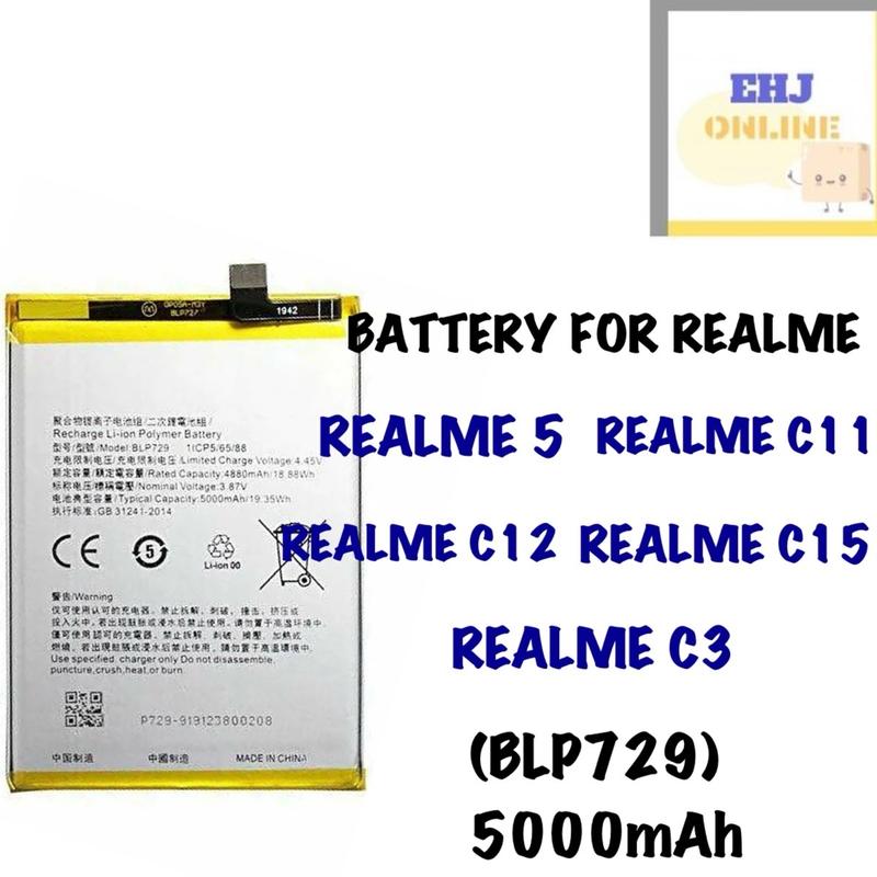 BATTERIES BATTERY FOR REALME 5 / C11 / C12 / C15 / C3 (BLP729) - TikTok ...
