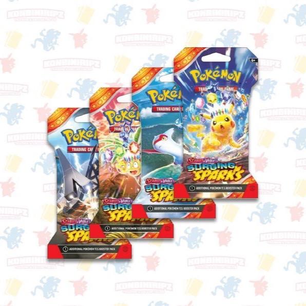 Pokemon Surging Sparks sleeved booster packs. - TikTok Shop Singapore
