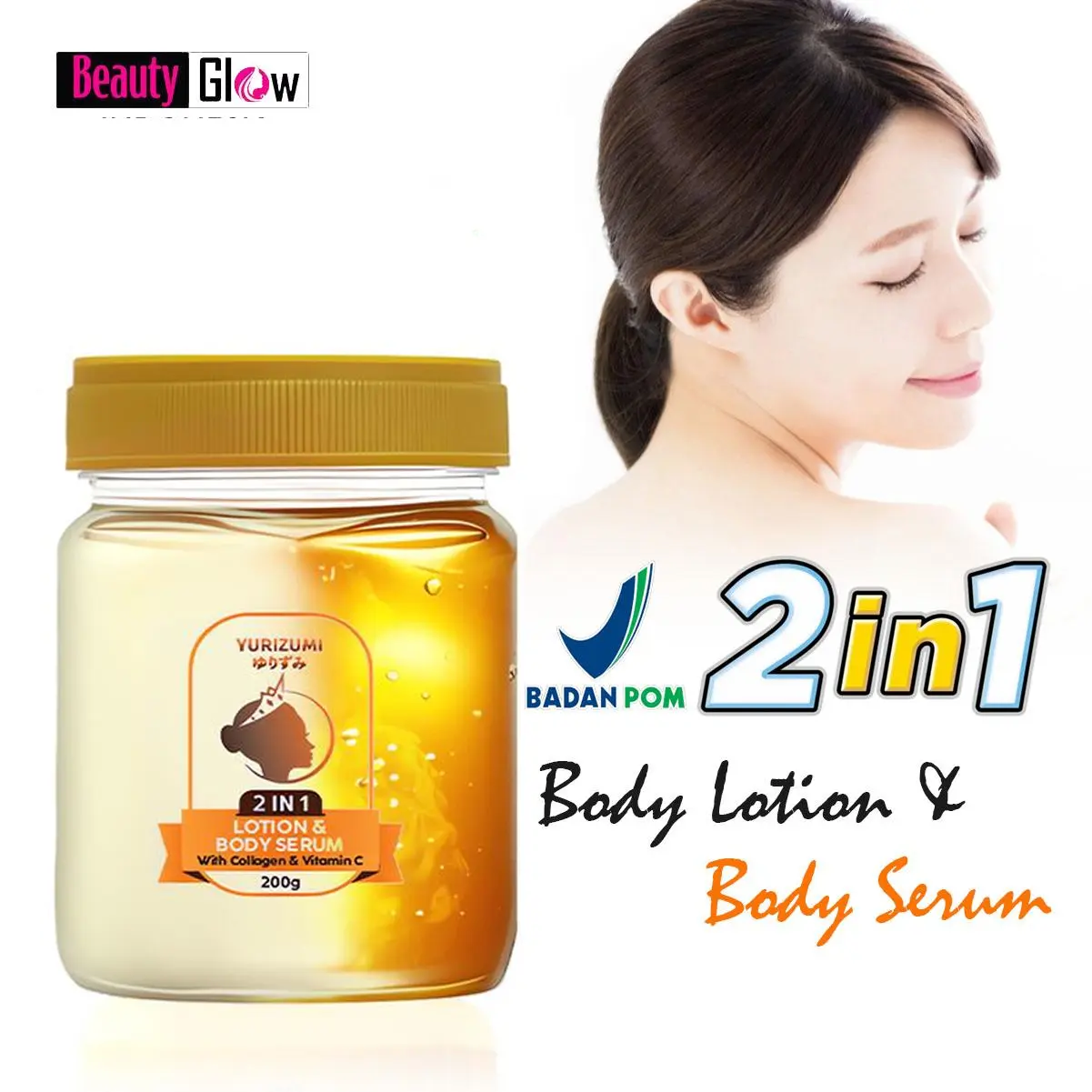 BPOM Yurizumi Bibit Collagen Hand Body Lotion & Body Serum 2x Lebih ...
