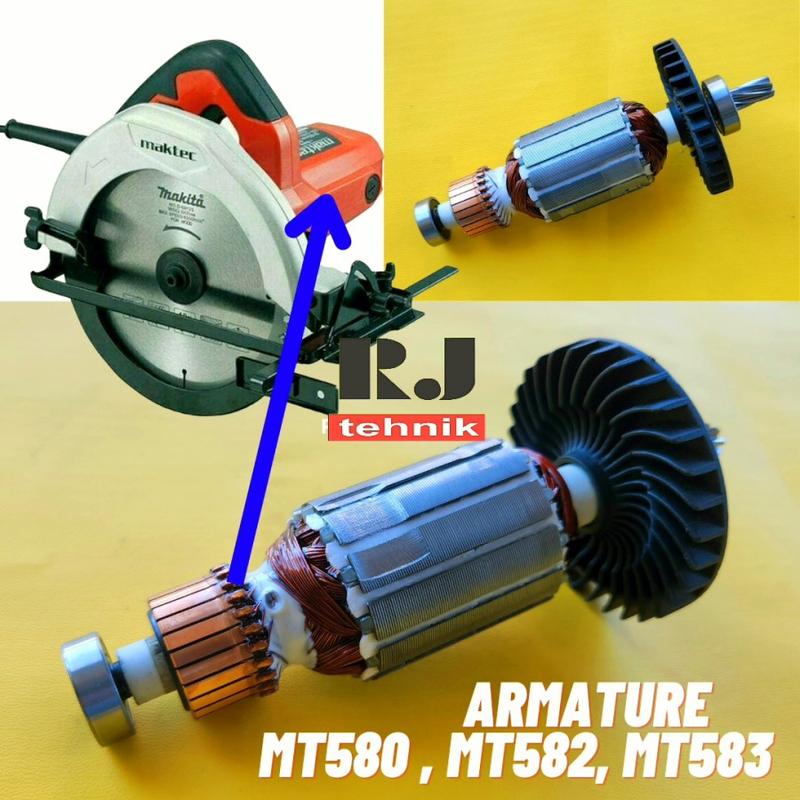Maktec MT583 Armature Angker Circular Saw Spare Part MT 580 582 - Shop ...