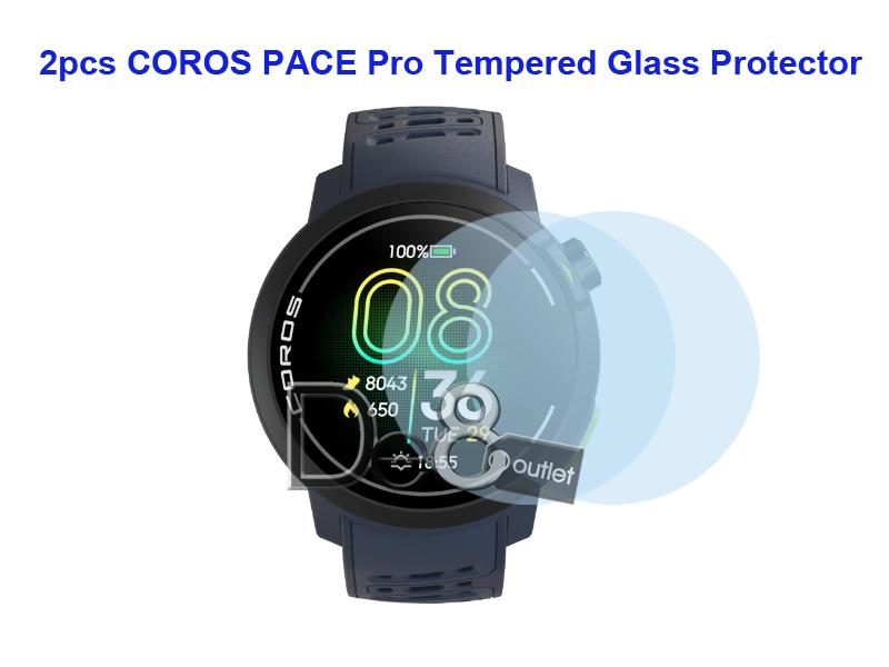 [New] [2Pcs Glass] COROS PACE PRO GPS Watch Tempered Glass Screen ...