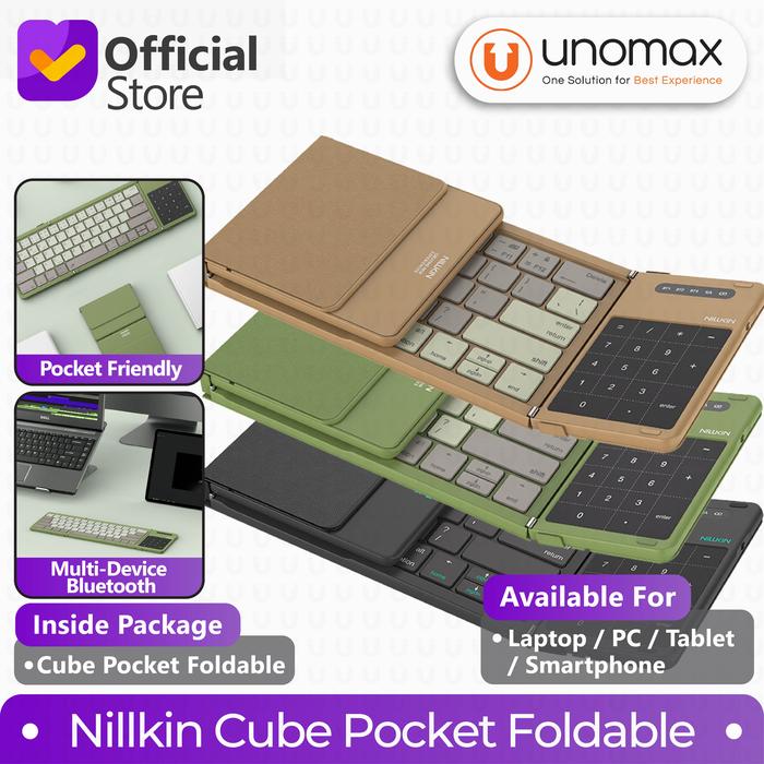 Promo Bluetooth Keyboard Nillkin Cube Pocket Foldable with Touchpad for ...