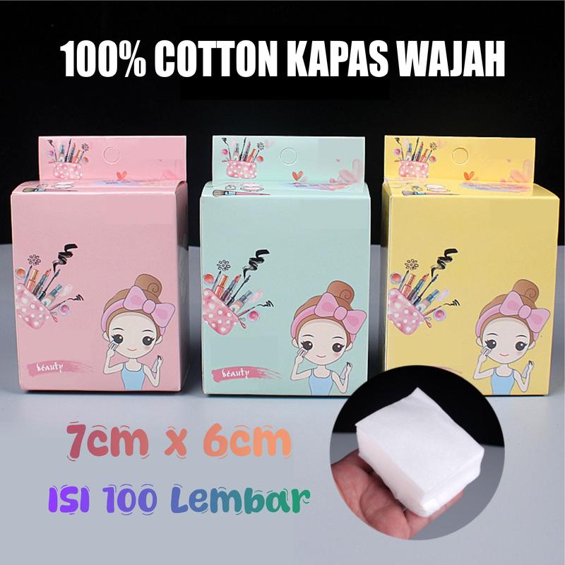Kotak Kapas Wajah isi 100 Lembar Makeup Remover Cotton Kapas - Shop ...