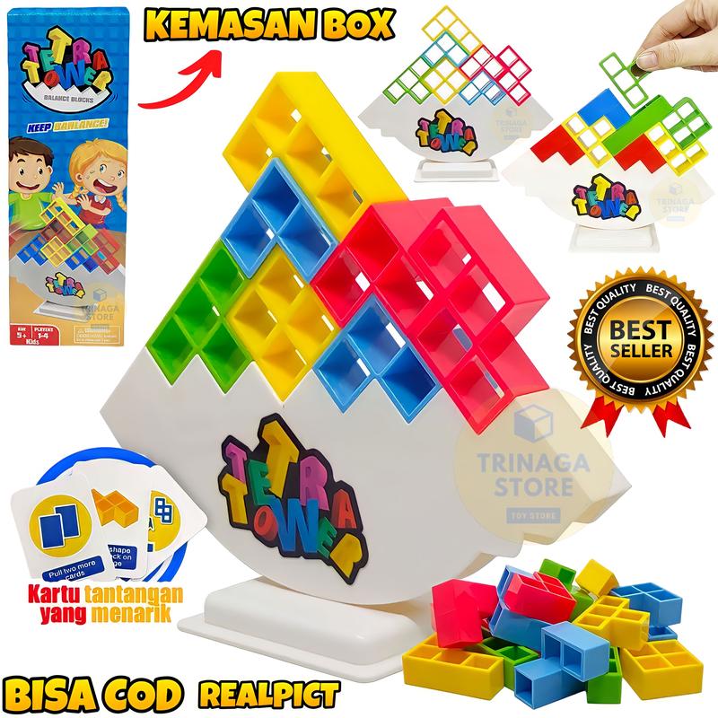 ( BISA COD ) PROMO Mainan Edukatif Anak Balancing Block Tetris - Shop ...