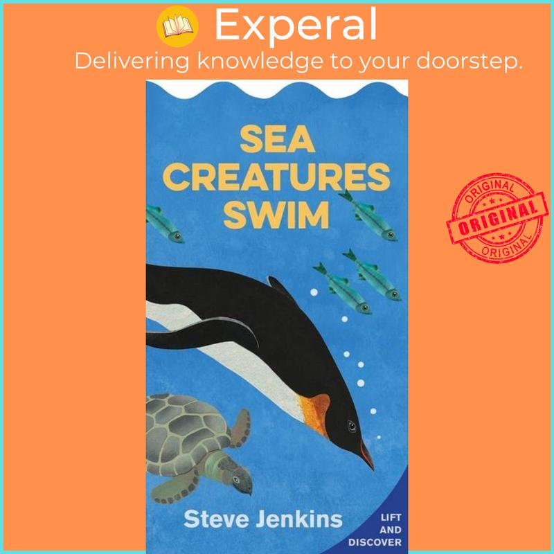 Sea Creatures Swim Shaped Board Book with Lift-the-Flaps - Lift-the ...