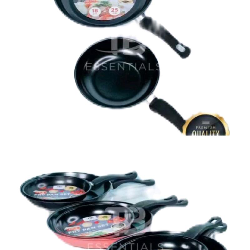 Fry Pan Set Isi 2 Ukuran 18cm dan 25cm - Shop | Tokopedia