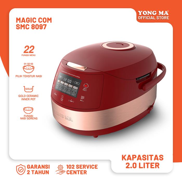 Promo YONG MA | Digital Rice Cooker / MAGIC COM SMC 8097 (2.0 Liter ...