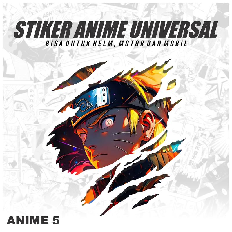 STICKER ANIME UNIVERSAL-STICKER ANIME UNTUK MOTOR/MOBIL/HELM/LEMARI ...