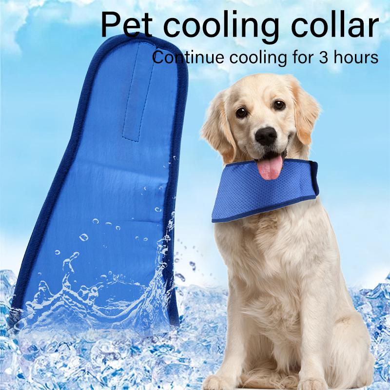 Dog Cooling Bandana Ice Pet Cooling Collar Summer Adjustable - TikTok ...