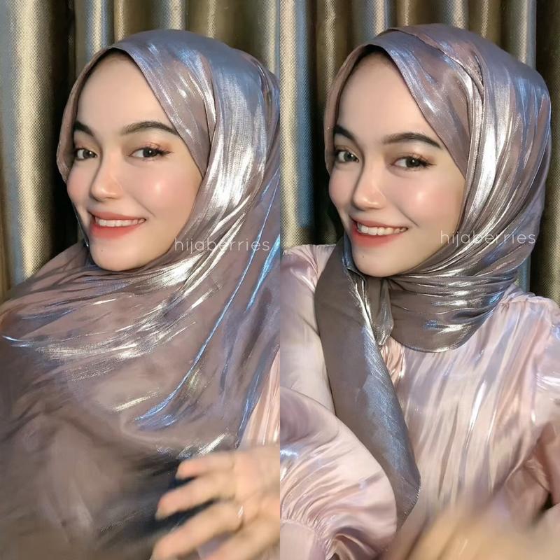 Shimmer Shawl / Glossy Shawl - TikTok Shop Malaysia