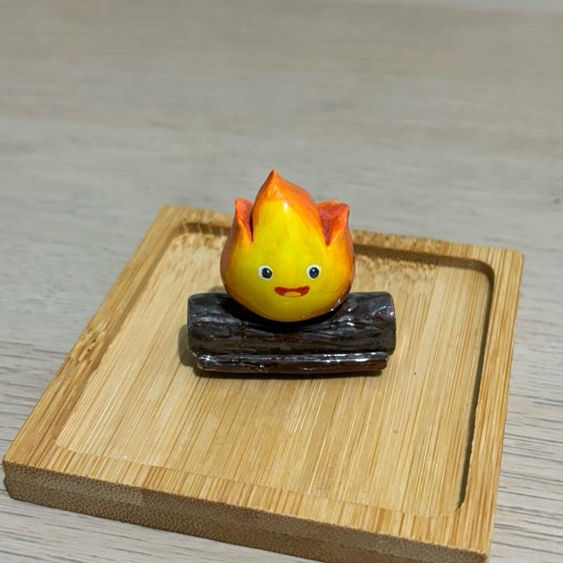 Mini Figure Calcifer-Desk Pal- Ghibli Inspired - Air Dry Clay - Shop ...