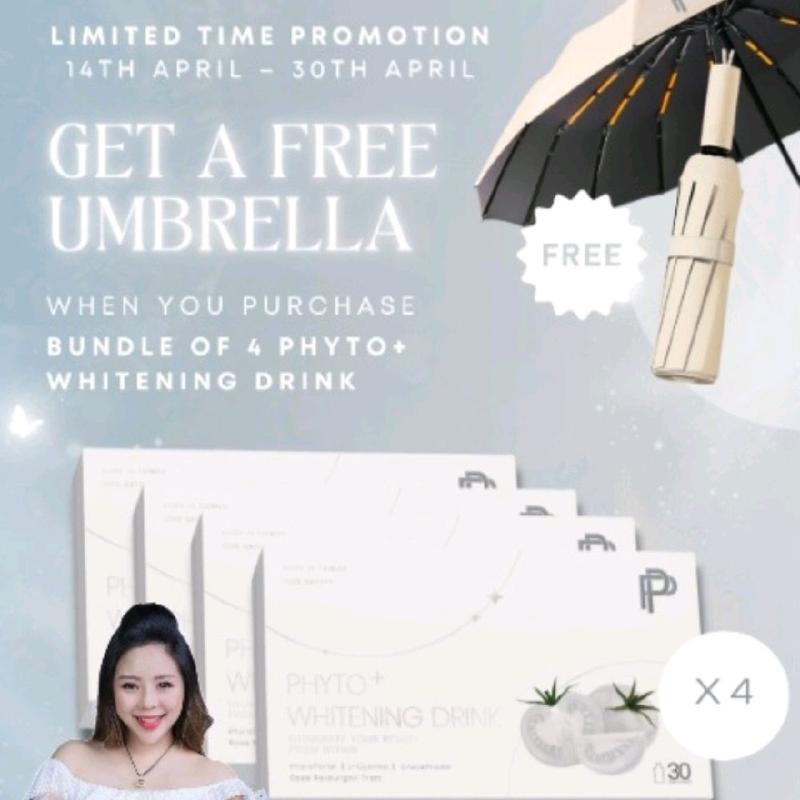 (BUY 4 FREE 1 UMB) PHYTOPLUS PHYTO+ Whitening Drink beauty supplement ...