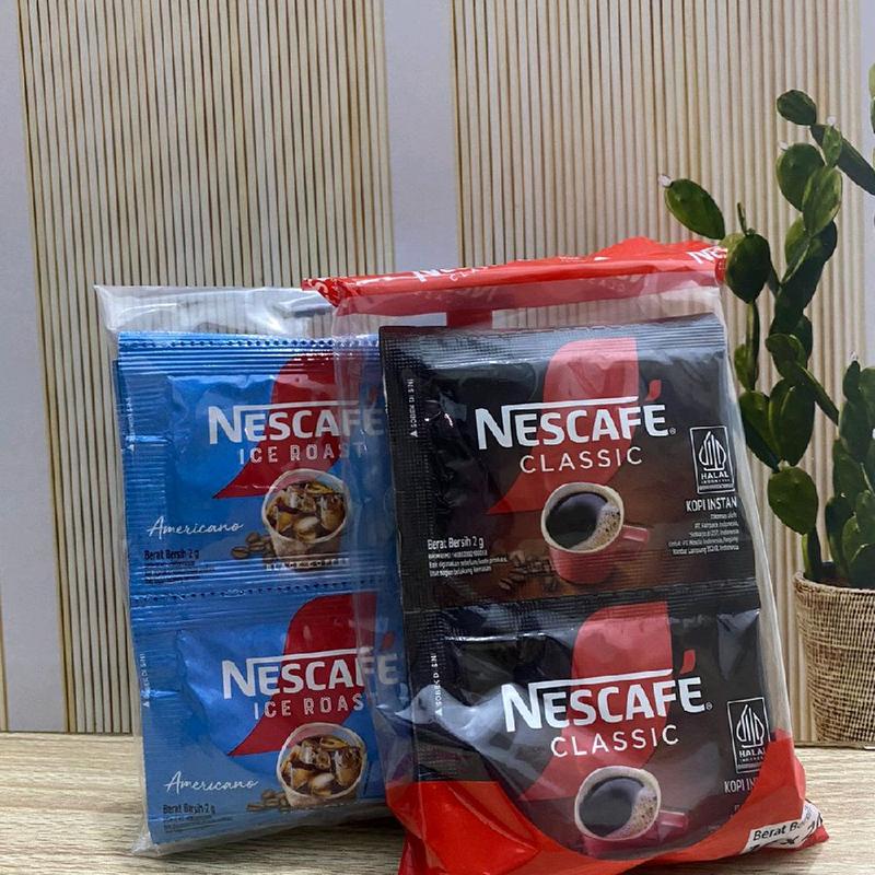 Nescafe Paket Bundling Classic & Ice Roast Sachet 2g Isi 10 + 10 ...