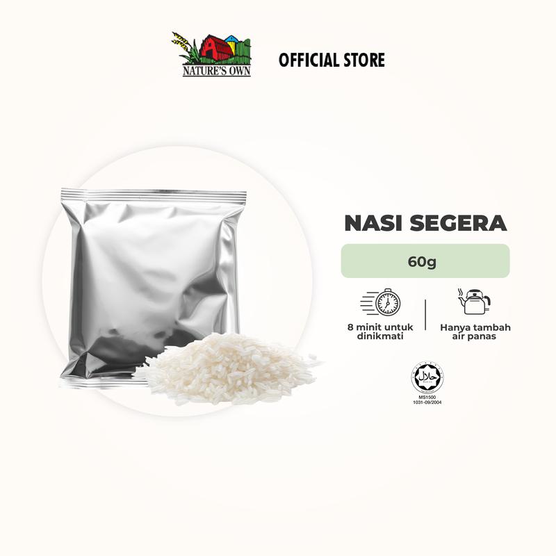 EATLAH Nasi Putih Segera - 1 x 60g, Makanan Segera Instant - - TikTok ...