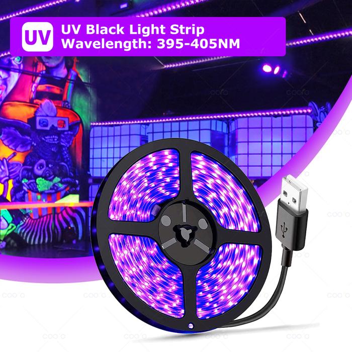 Jual UV LED Light Strip Flexible LED Strip Light Ultraviolet UV Lamp ...