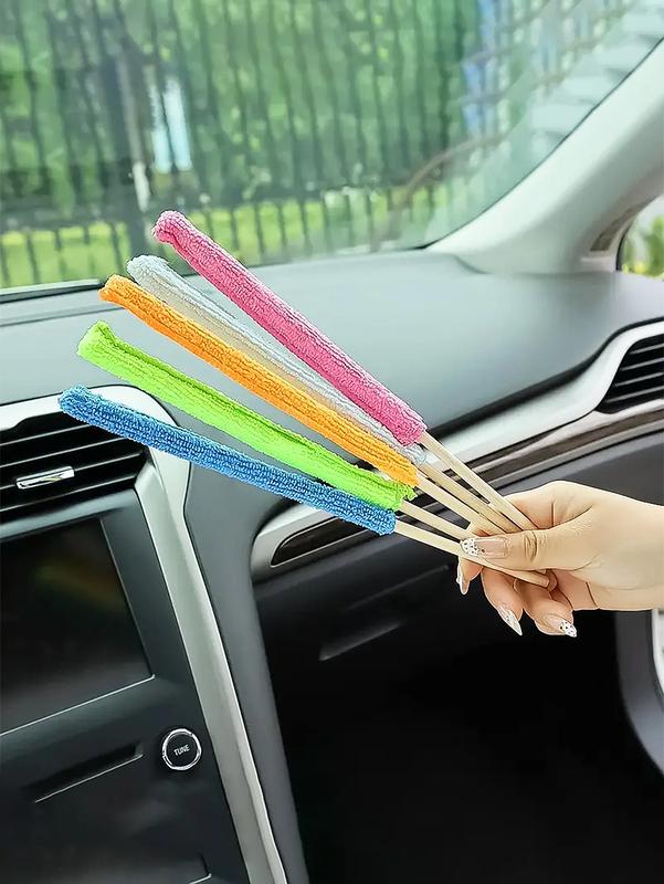 5PCS Small Microfiber Duster Sticks for Cleaning, Mini Washable ...