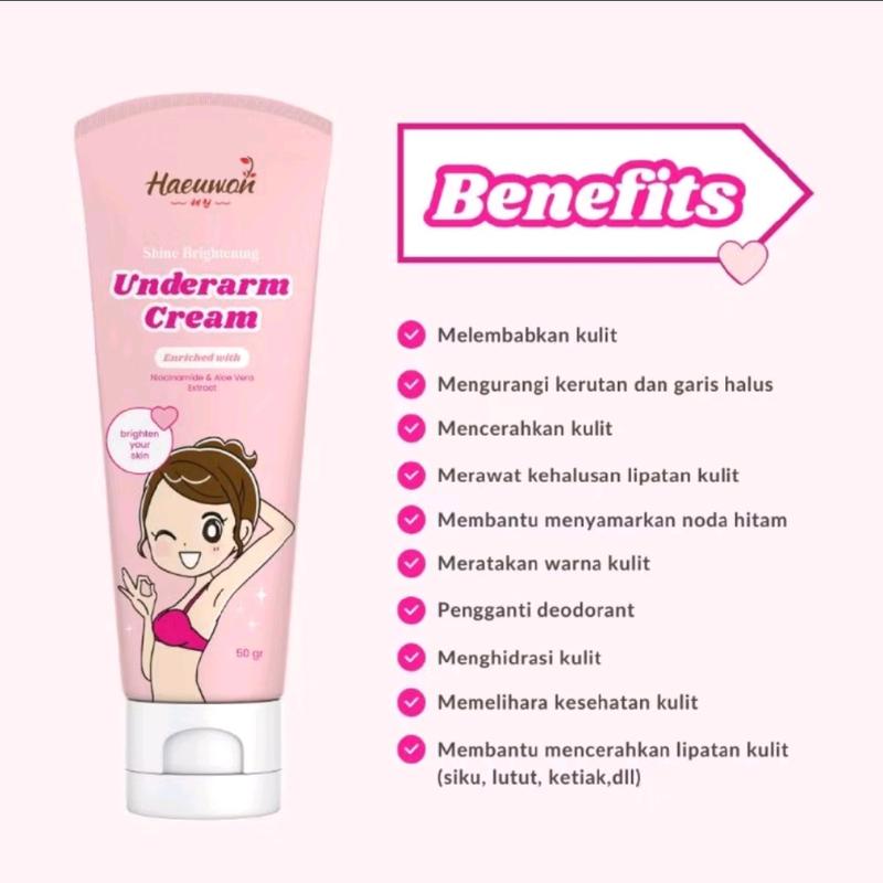 Ultimate Haeuwon Shine Underarm Cream - Shop | Tokopedia