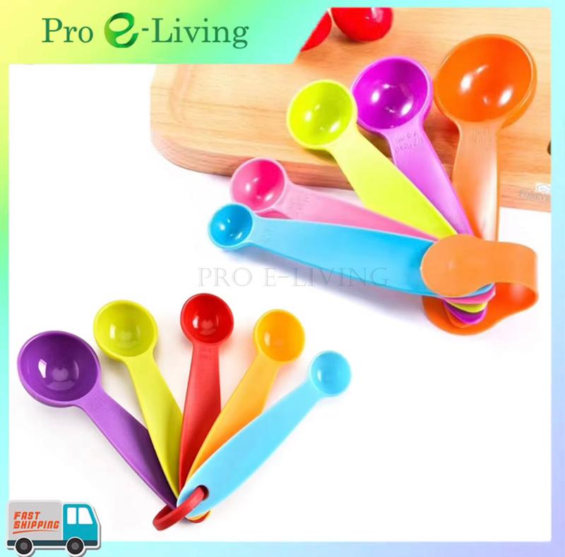 Measuring Spoon [5-piece Set] - Teaspoons Tablespoons Mixed Color ...