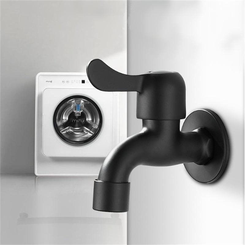 SUS304 Kran air Tembok Hitam Kran Mesin Cuci Hitam Kran Tembok - Shop ...