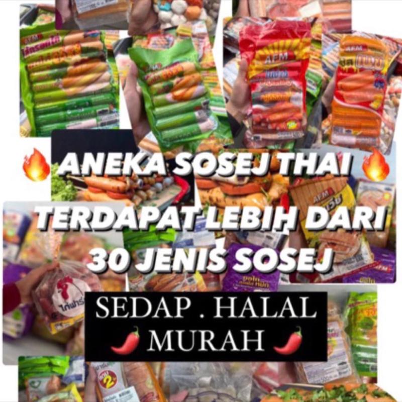 ANEKA SOSEJ THAI HALAL /SOSEJPULUT/CHEESE/SOSEJ AYAM/SOSEJTHAI ...