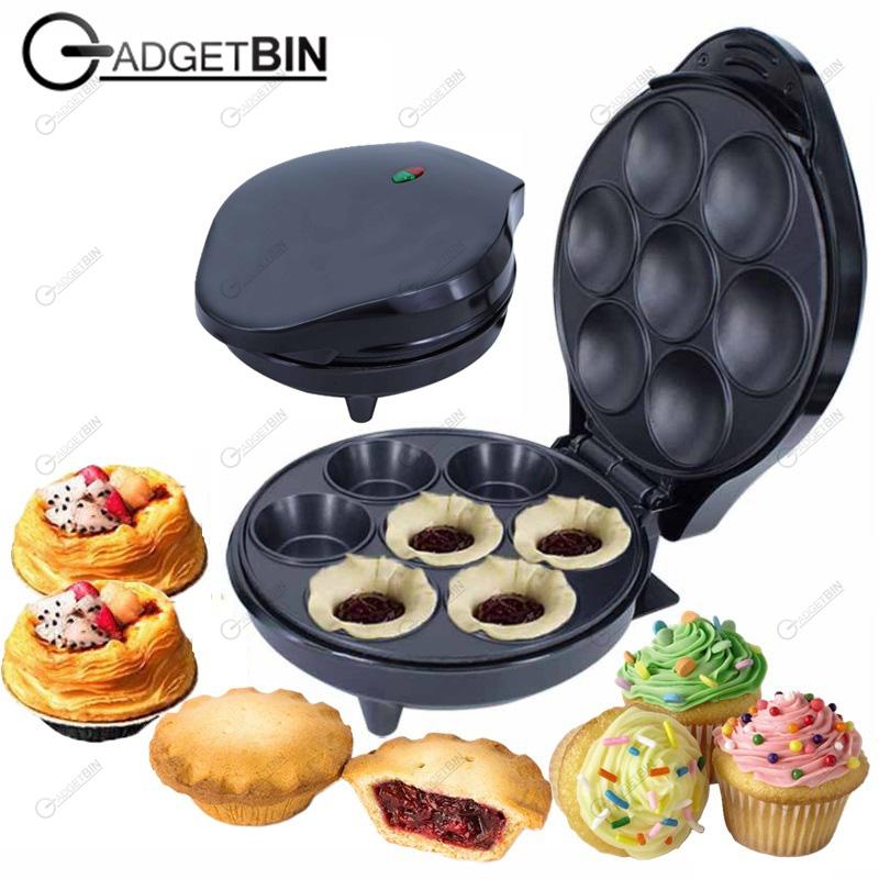 Electric Cup cake Maker 7 hole Cupcake Machine Non stick - TikTok Shop ...