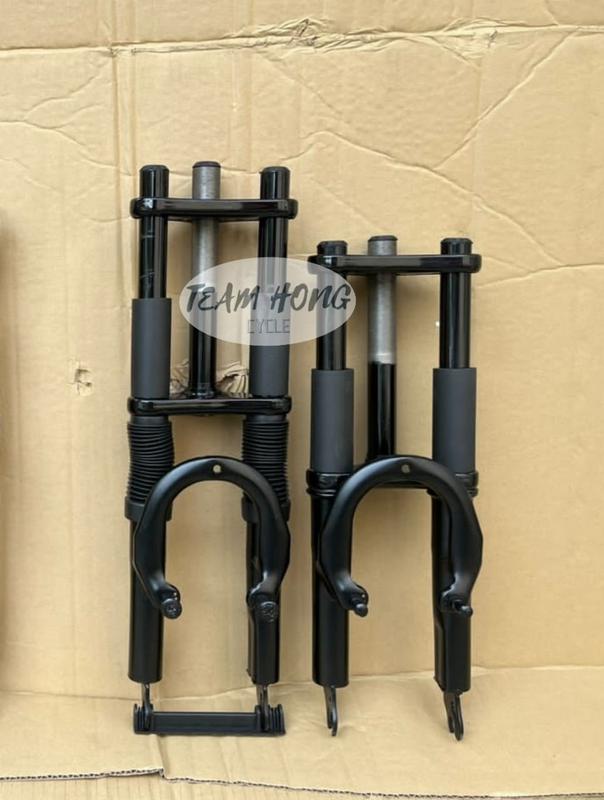 16" 20" Double Fork Lajak Lowered Suspension Fork Basikal 16inch ...