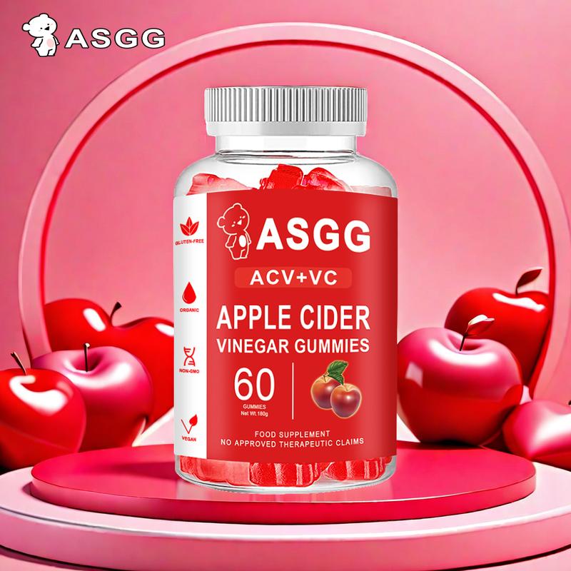 ASGG Apple Cider Vinegar Gummies With Vitamin A Vitamin B 60 - TikTok ...