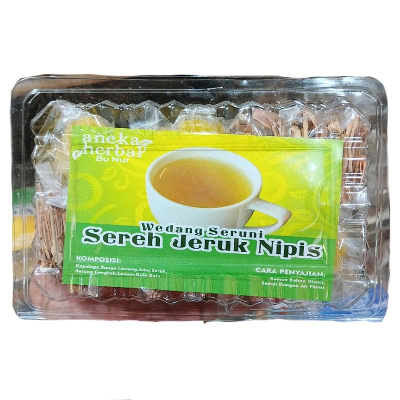 Wedang sereh jeruk nipis - wedang seruni - minuman seduh praktis - isi ...
