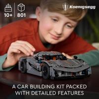 Promo LEGO Technic 42173 Koenigsegg Jesko Absolut Grey Hypercar (801 ...