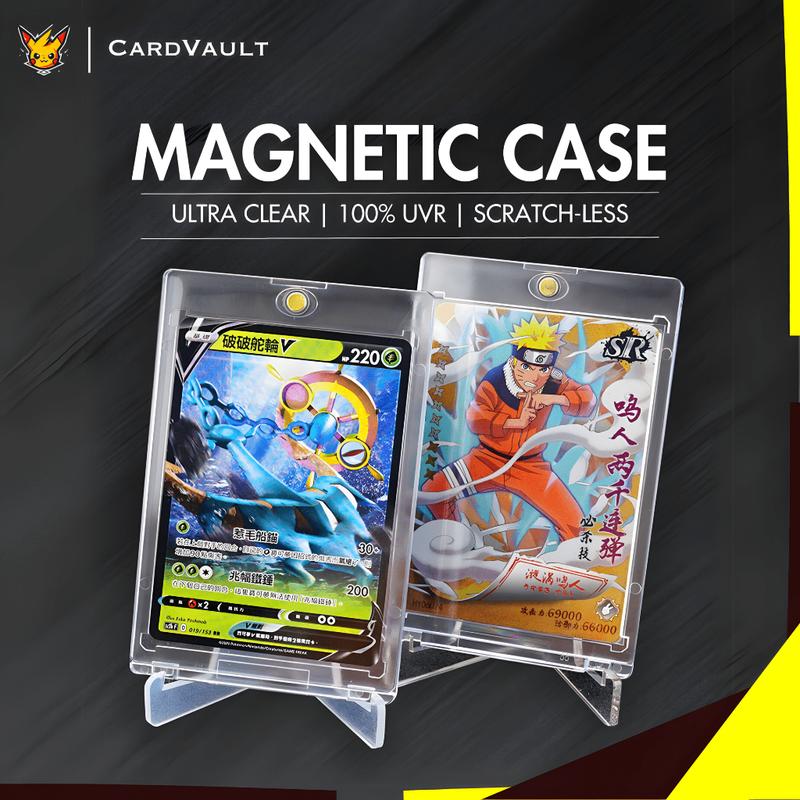 Magnetic Card Holder 35PT UV Protection - Magnetic Toploader - TikTok Shop Malaysia