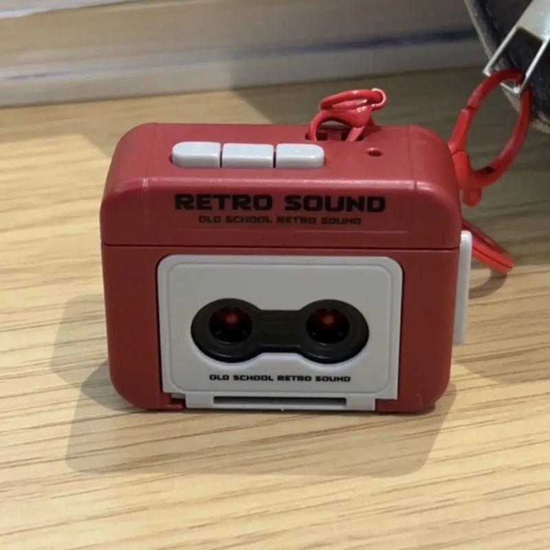 Perakam Rantai Kunci, Gaya Retro, Loket Kotak Muzik Boleh Rekod ...