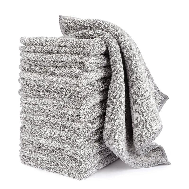 10/20pcs Super Absorbent Towels 25*25cm Bamboo Charcoal Scouring ...