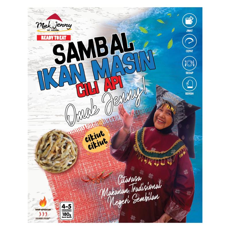 SAMBAL IKAN MASIN CILI API OMAK JENNY Food Instant - TikTok Shop Malaysia