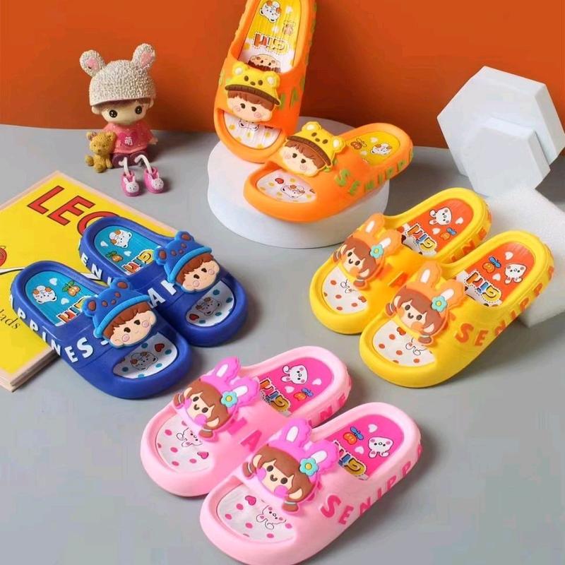 New Girls & Boys Cartoons Slipper 2023 Design selipar baby shark ...