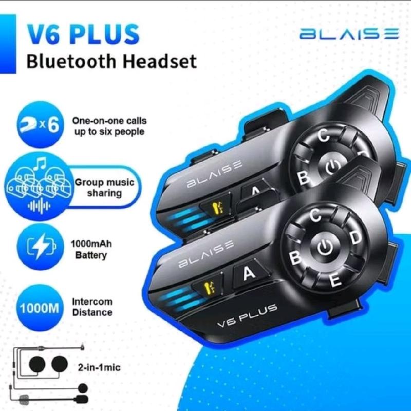 intercom blaise v6 pro plus 6 rider universal anti air - Shop | Tokopedia