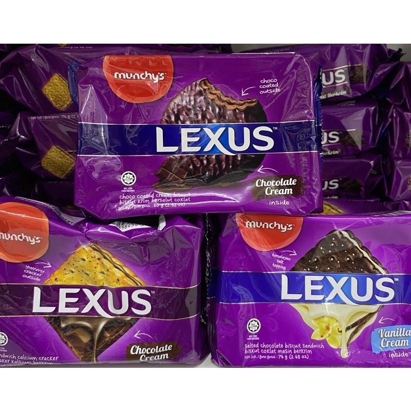 Munchy’s Lexus Chocolate Cream | Vanilla Sandwich Biscuit 76g - TikTok ...