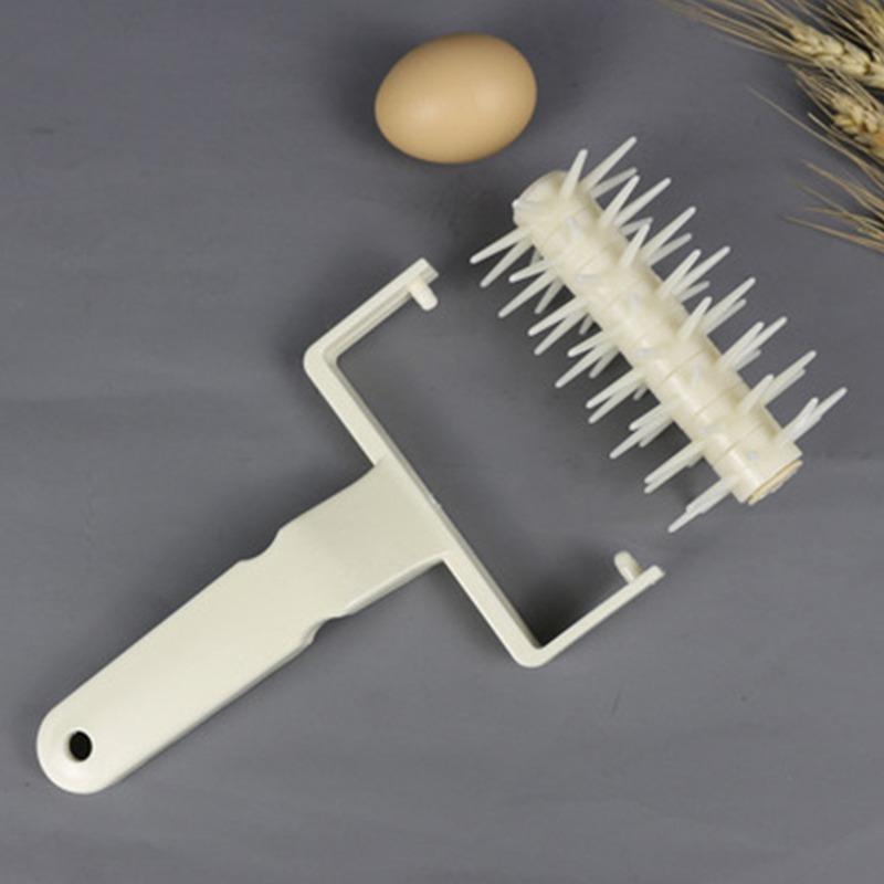Pizza Cookies Baking Tools DIY Plastic Dough Roller Pastry Pie Needle ...