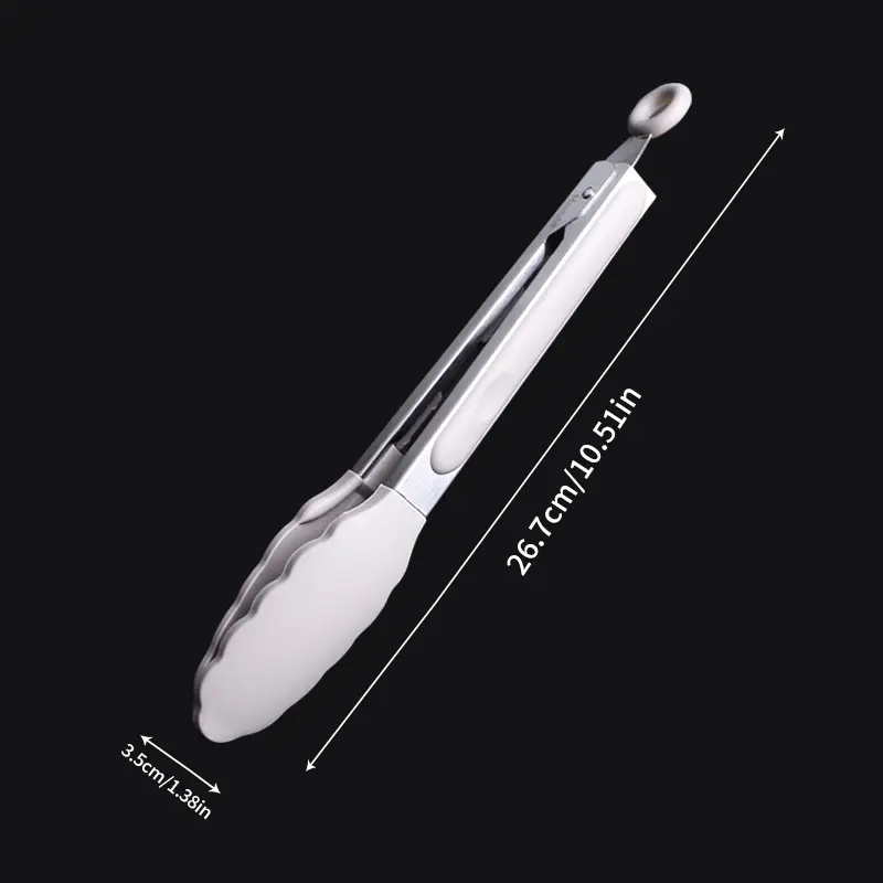 silicone stainless steel food clips Heat resistant food clip - TikTok ...