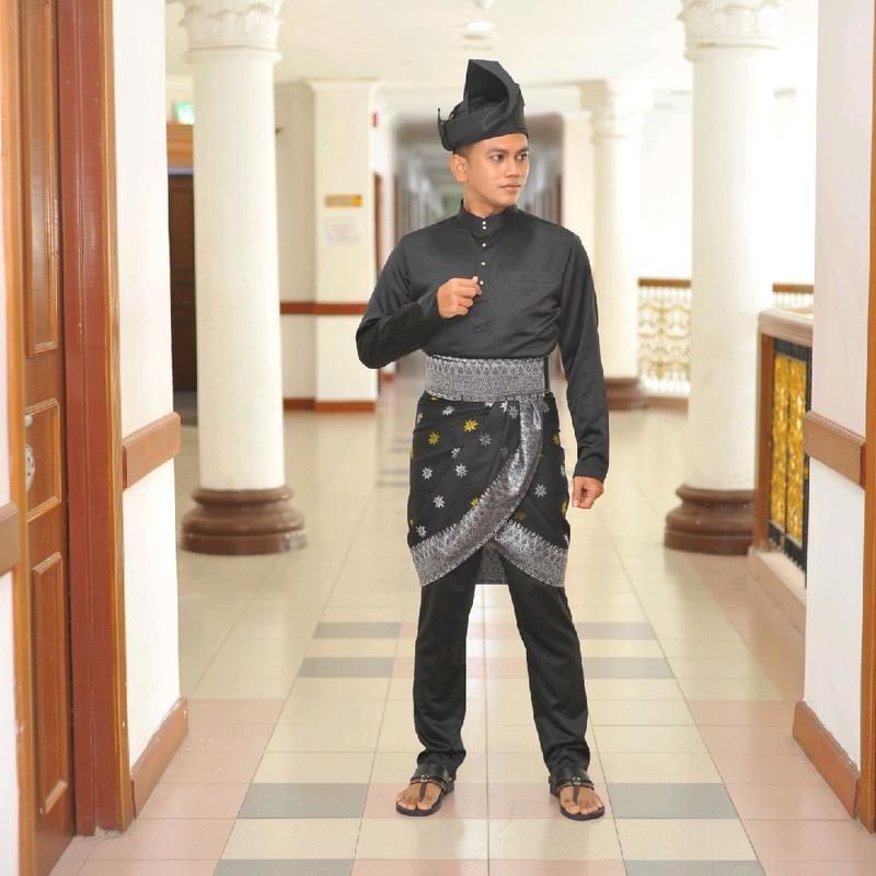 Sampin Instant Andika Songket Ekslusif / Bunga Tabur saiz Kanak-Kanak ...