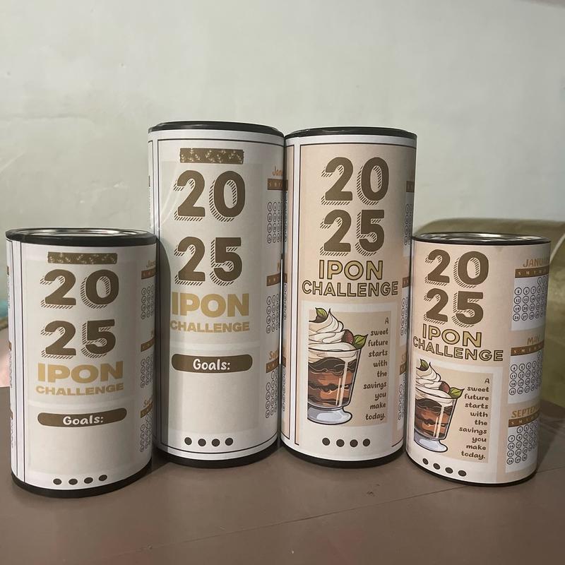 2025 MOCHA MOUSSE Color of the Year Ipon Challenge Coinbank Alkansya ...