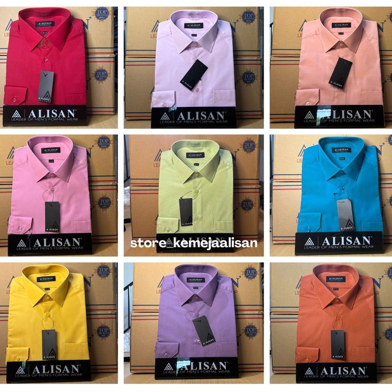 Kemeja Alisan REGULER Tangan Panjang Polos Pria Formal Varia - Shop ...