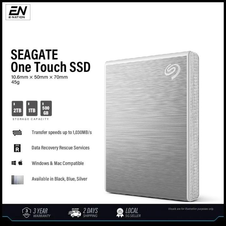 Seagate One Touch External SSD / Solid State Drive (500GB/ 1TB/2TB ...