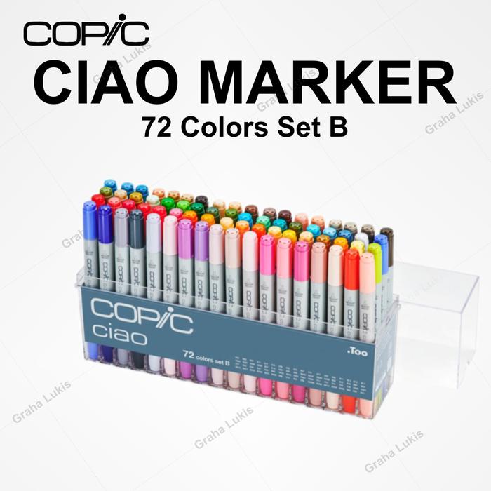Jual Copic Ciao Marker Set 72 - B - Kota Bandung - Graha Lukis_NEW ...