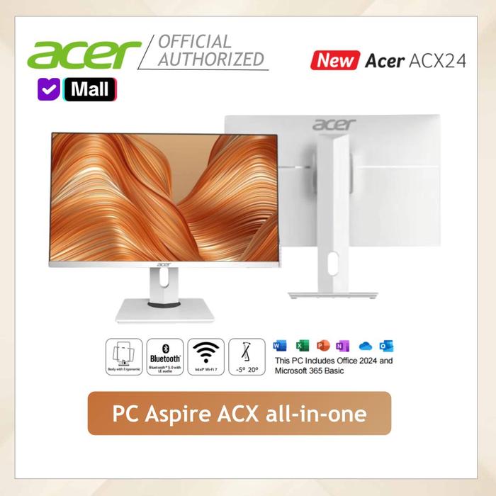 Promo [Gajian Sale] ACER AIO ACX24 (23.8 inch) | Core i5 12450H 16GB ...