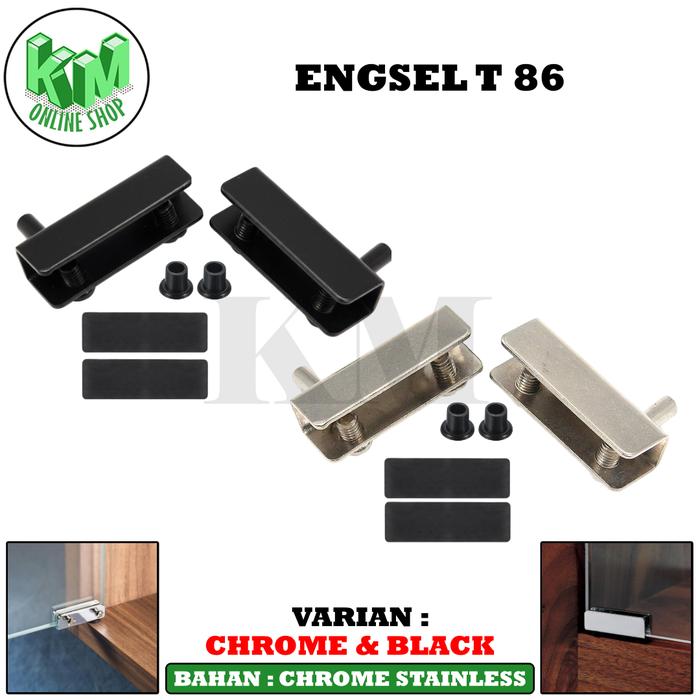 Promo Engsel Pivot Jepit Kaca T86 / Pivot Hinge Glass Door / Engsel ...