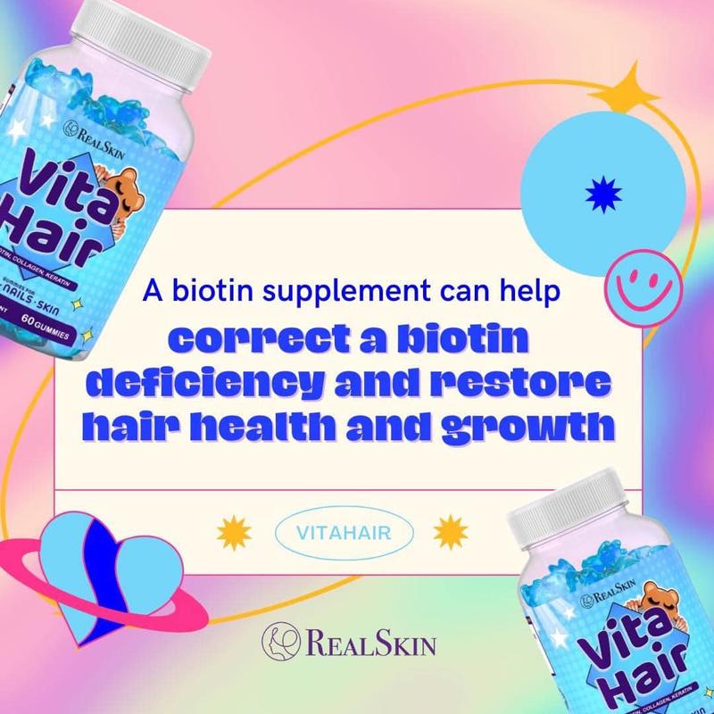 Realskin VitaHair 60 Gummies FDA APPROVED - TikTok Shop Philippines